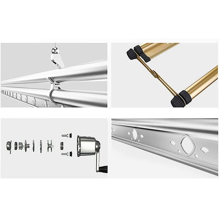 Hand-Cranked Ceiling Mounted Rack 2 m – nzoi.com | إنزوي